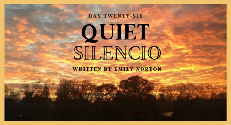 Day 26: Quiet | Franciscan Mission Service
